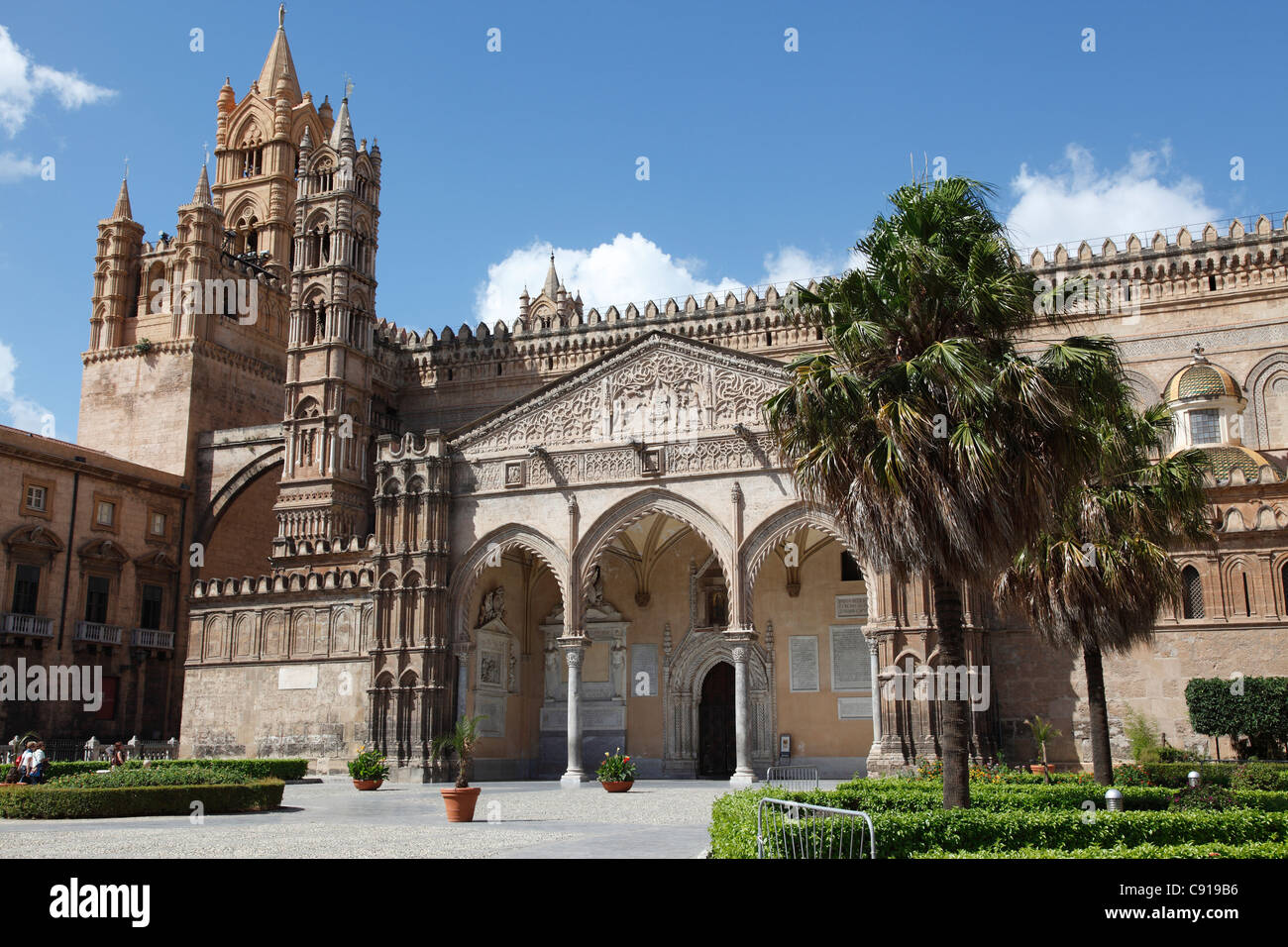 The cathedral in Palermo is a national landmark, established in Norman ...