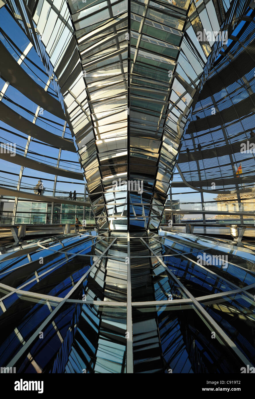 Inside the dome, Reichstag building, Berlin, Germany Stock Photo - Alamy