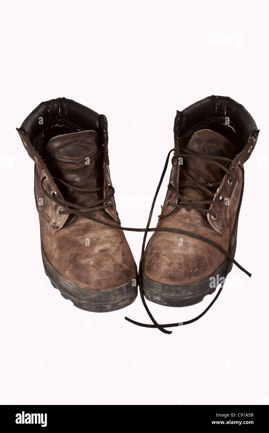 Mens work boots hi-res stock photography and images - Alamy