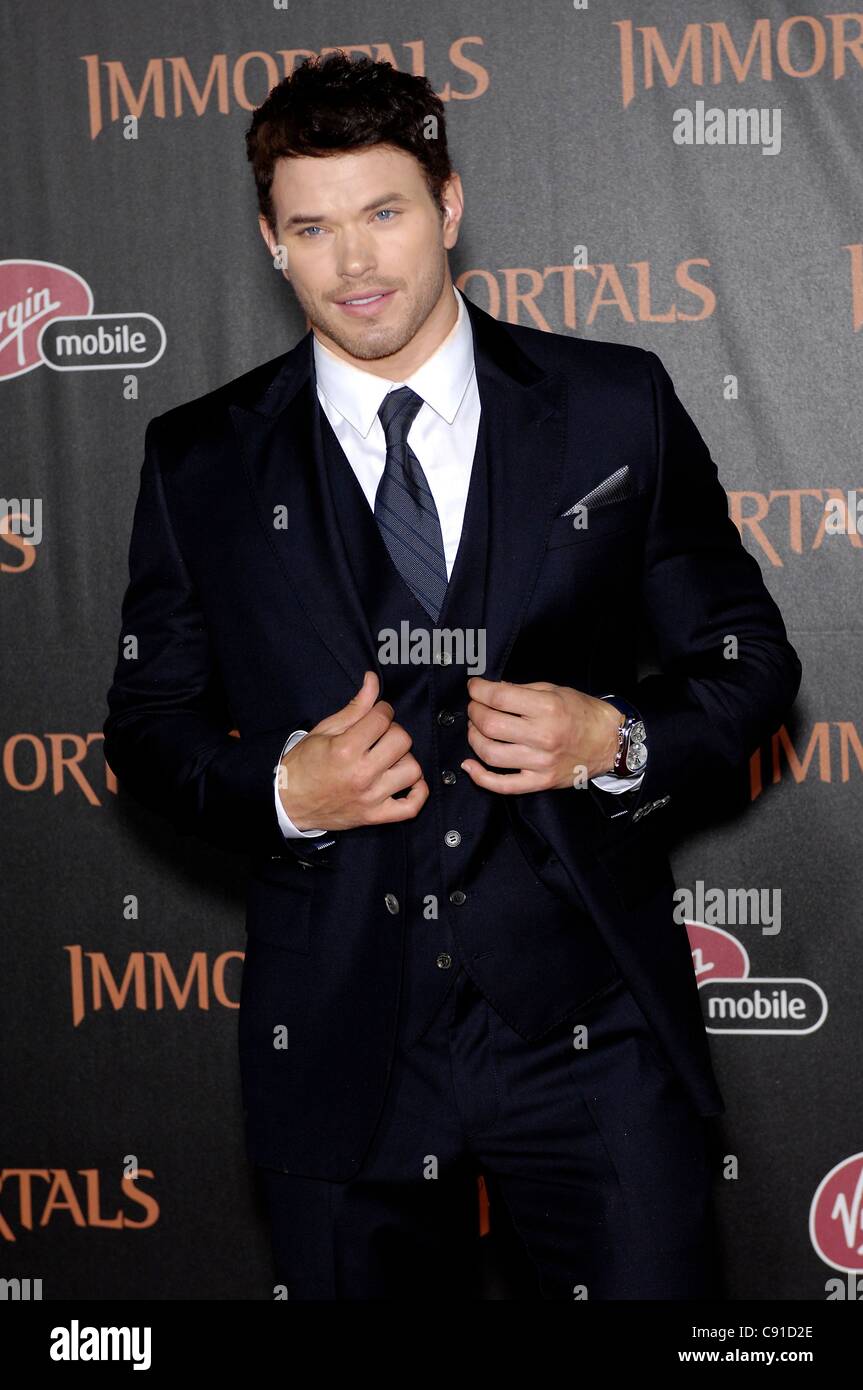 Kellan Lutz at arrivals for IMMORTALS Premiere, Nokia Theatre at L.A ...