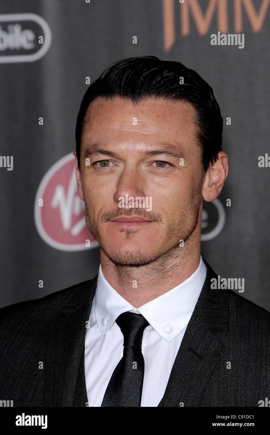 Luke Evans at arrivals for IMMORTALS Premiere, Nokia Theatre at L.A ...