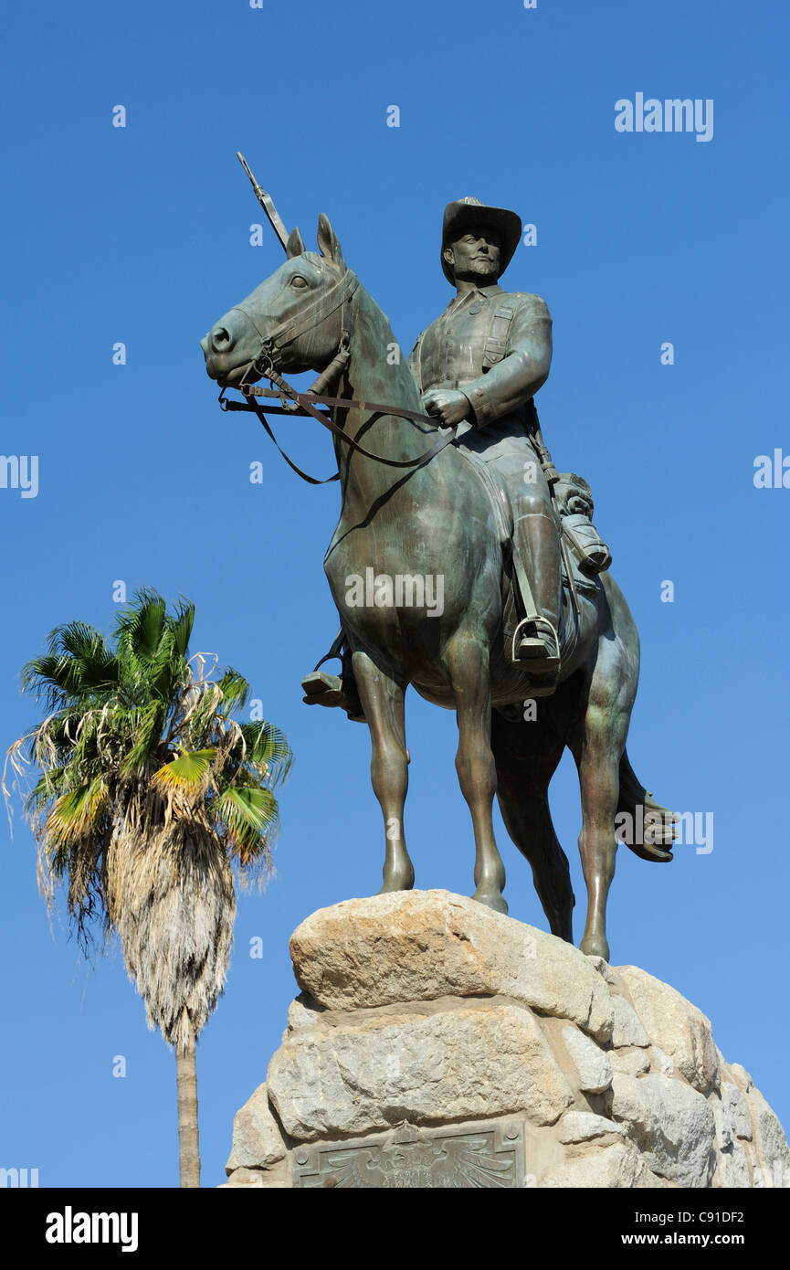 Equestrian memorial of Rider of Southwest, Suedwester Reiter, Old fort ...
