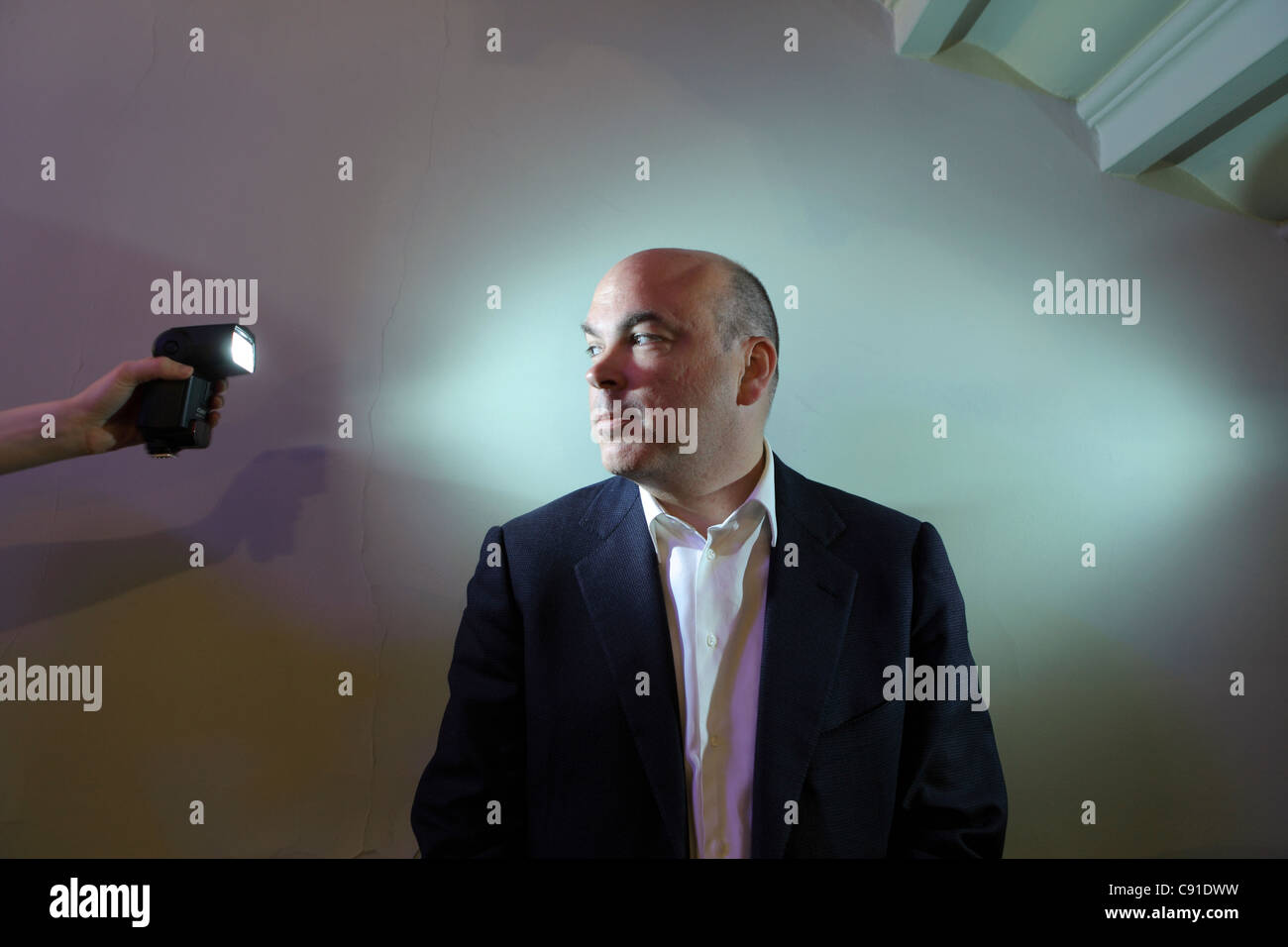 Mike Lynch, CEO Autonomy Corporation, St James Square, Westminster ...