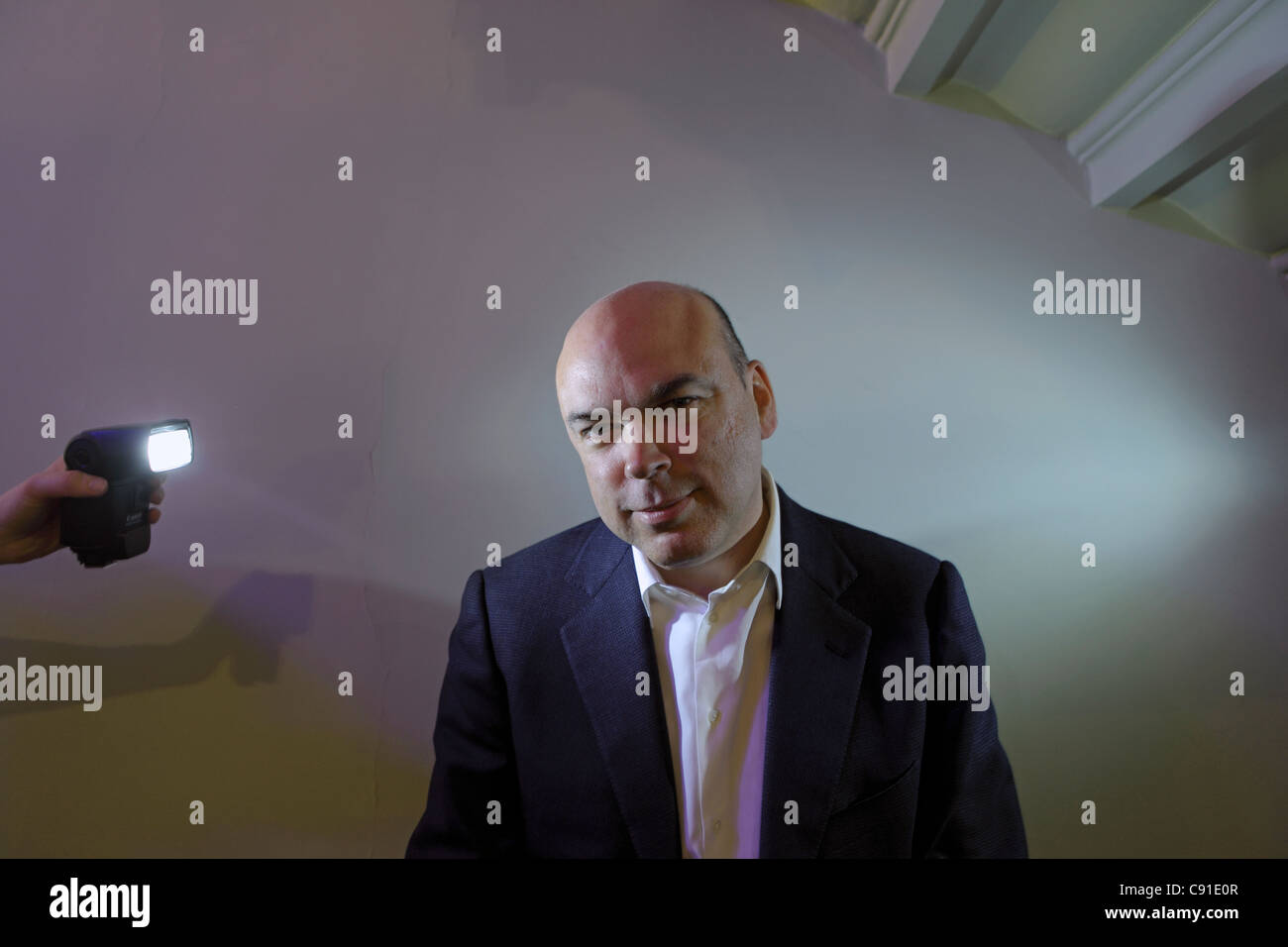 Mike Lynch, CEO Autonomy Corporation, St James Square, Westminster ...