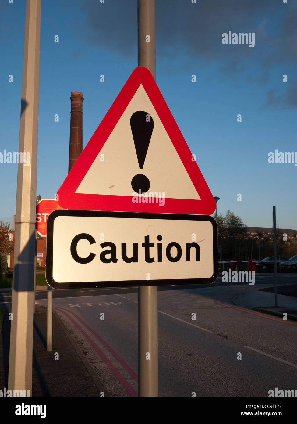 Caution sign hi-res stock photography and images - Alamy