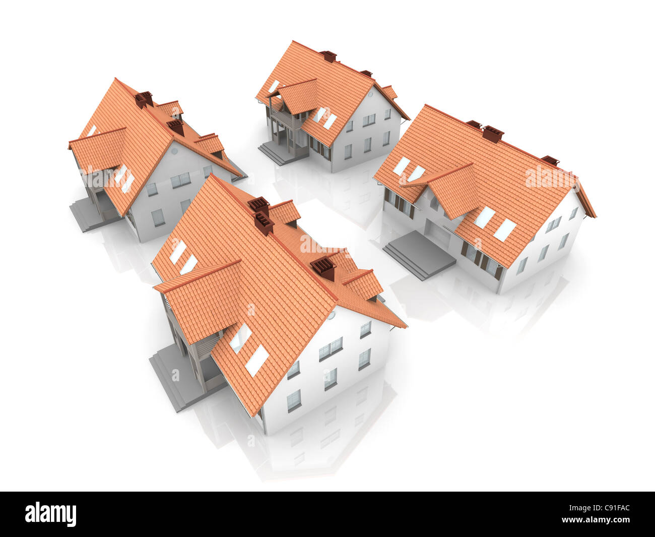 Settlement model Cut Out Stock Images & Pictures - Alamy