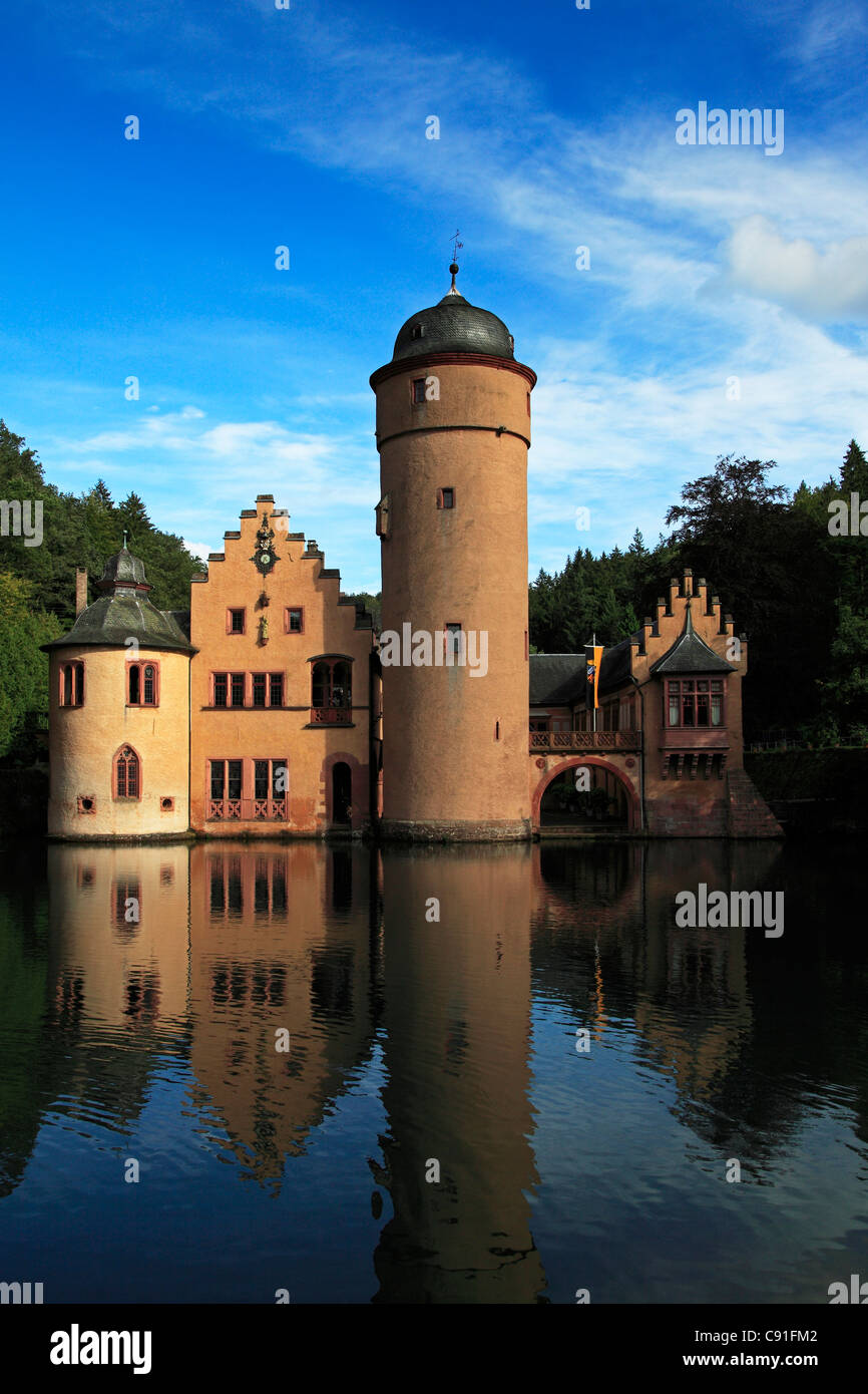 Mespelbrunn castle, Mespelbrunn, Spessart, Bavaria, Germany Stock Photo ...
