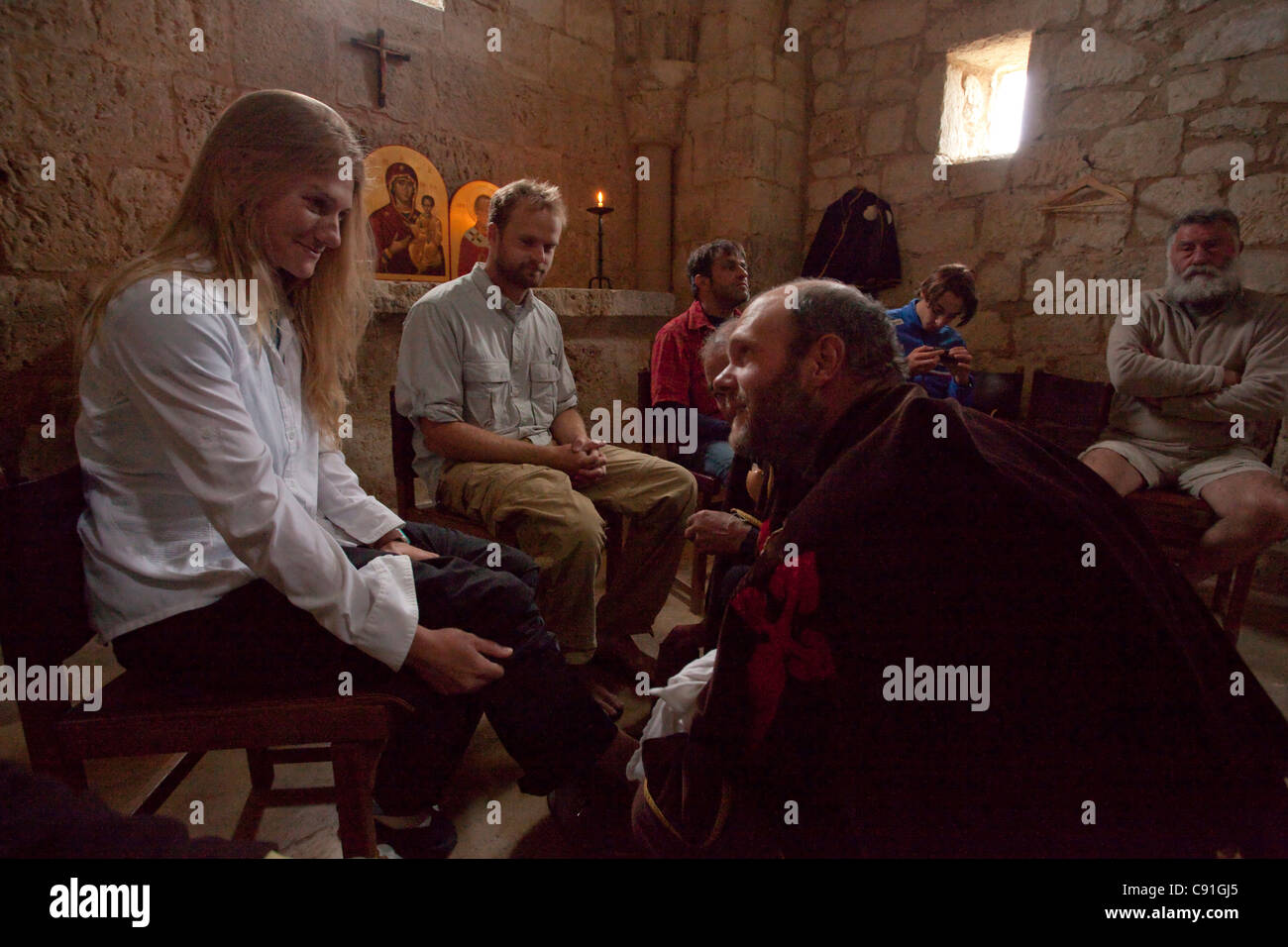 Foot washing hi-res stock photography and images - Alamy