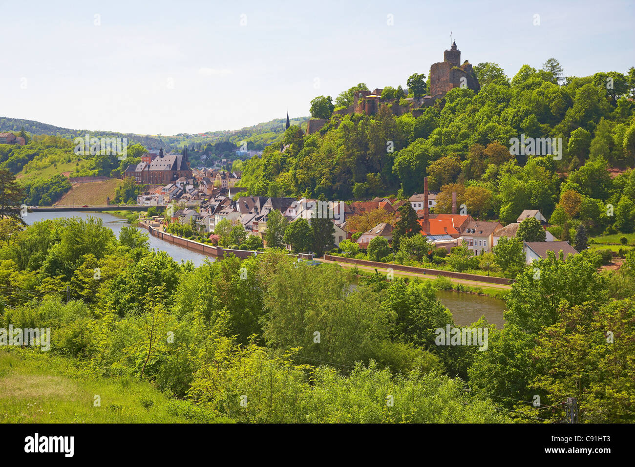 Castle ruin saarburg hi-res stock photography and images - Alamy
