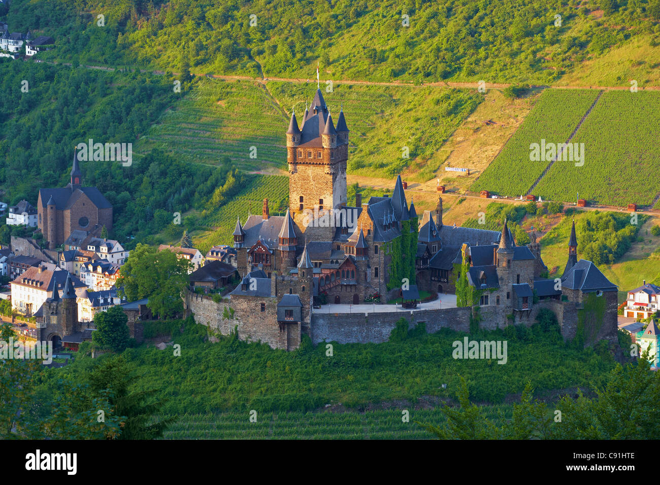 View at the Reichsburg (castle) (built about 1100 under Pfalzgraf Ezzo ...