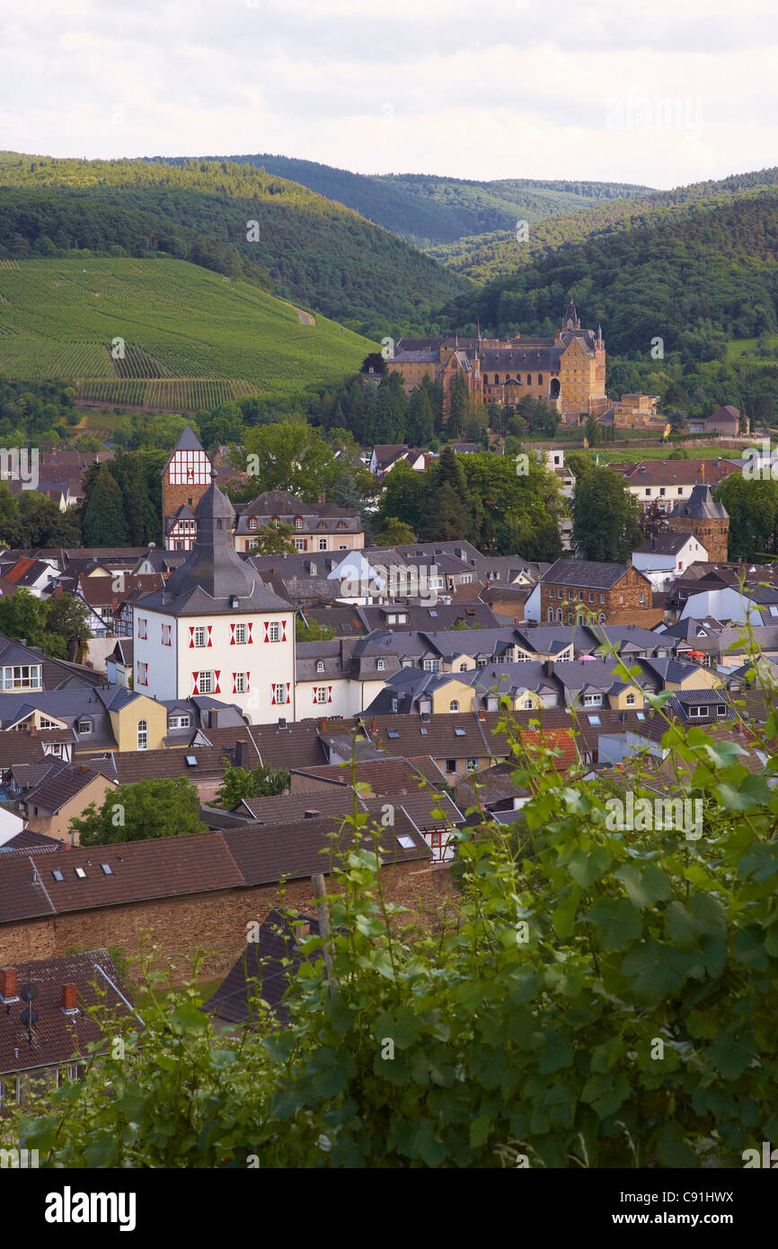 View at Ahrweiler, Bad Neuenahr-Ahrweiler, Ahr, Eifel, Rhineland ...