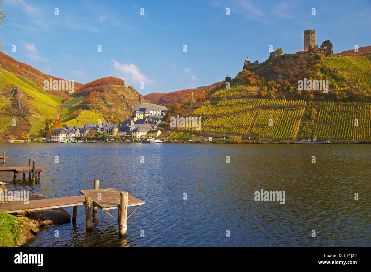 Hohenbeilstein Castle, Beilstein, Mosel, Rhineland-Palatinate, Germany ...