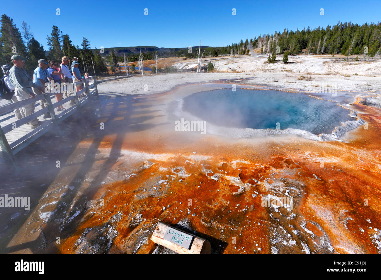 Crested hot springs hi-res stock photography and images - Alamy
