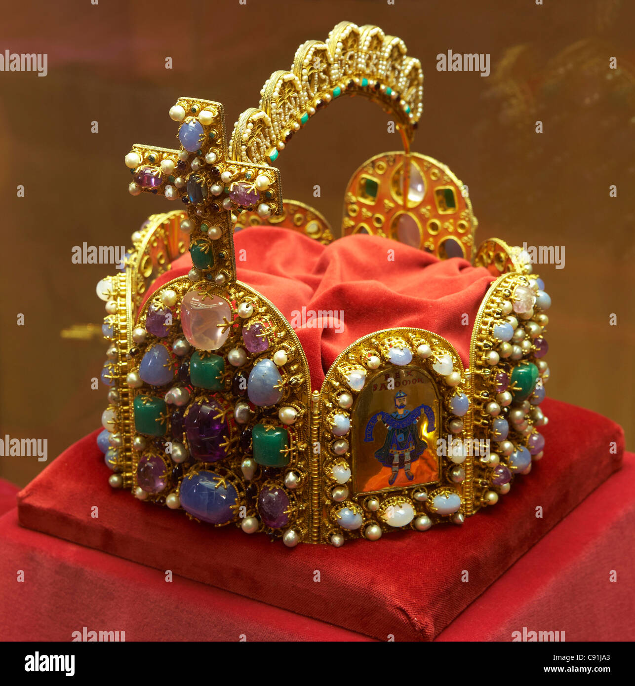 Treasury of Trifels castle near Annweiler, Palatinate Forest, Rhineland ...