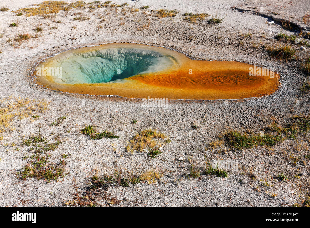 Belgian Pool Hot Sprong, Upper Geyser Basin, Yellowstone National Park ...