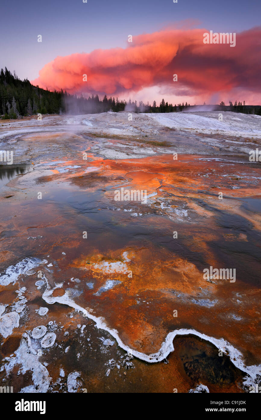 Parque natural natural de yellowstone natural hi-res stock photography ...