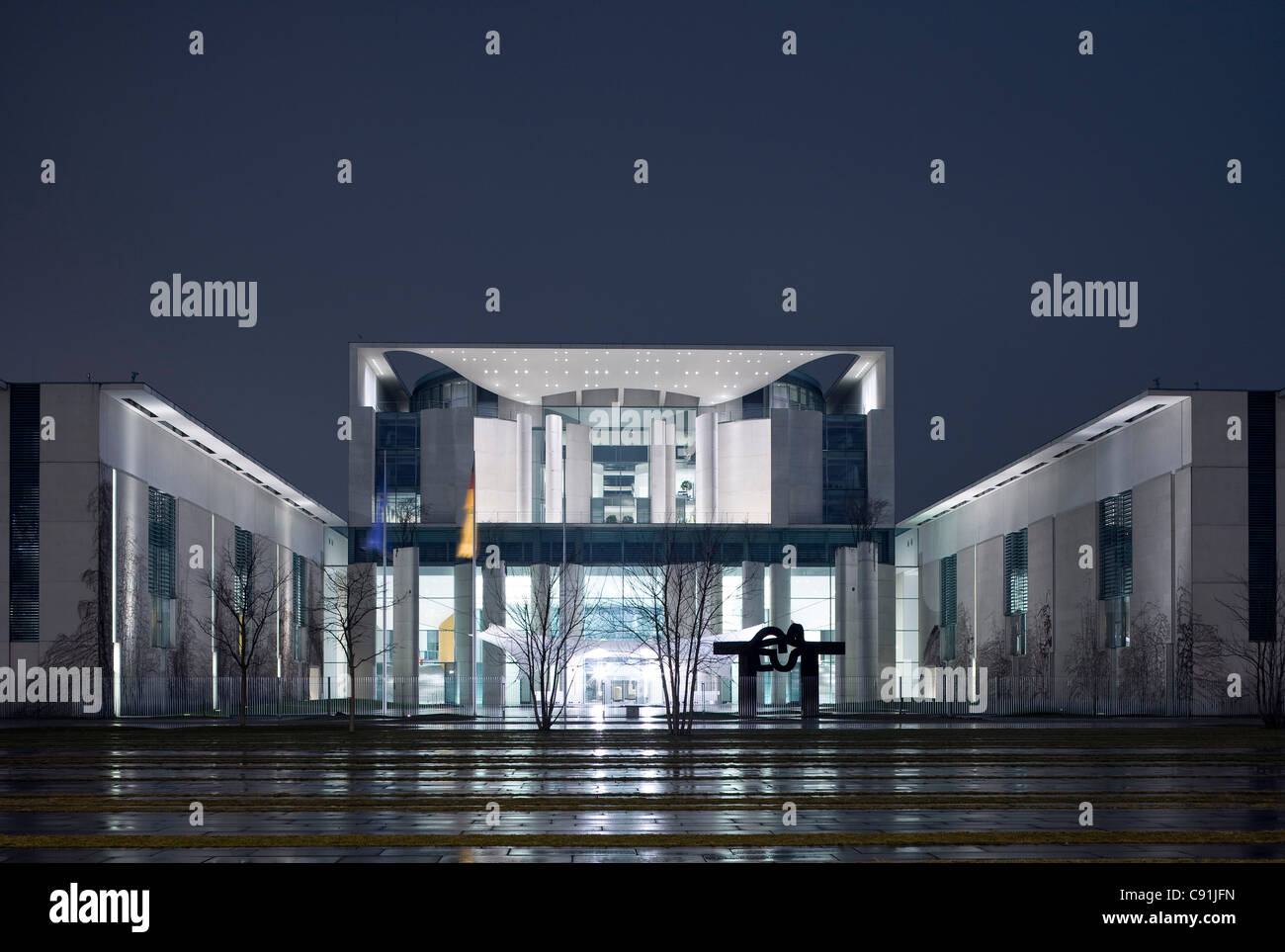 German federal chancellery, Berlin-Mitte, Berlin, Germany, Europe Stock ...