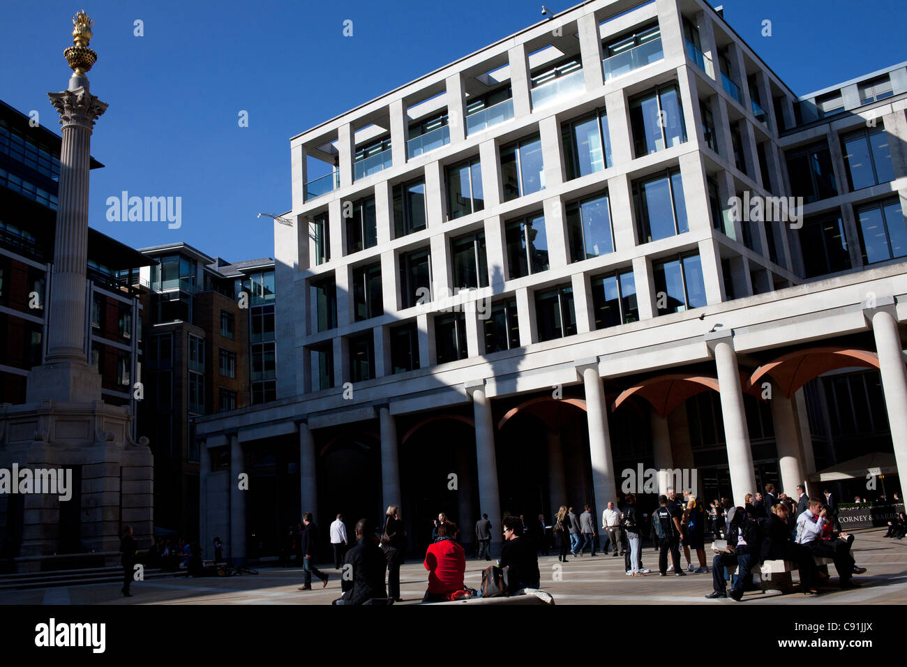 Paternoster square is a modern square in the heart of the City of ...