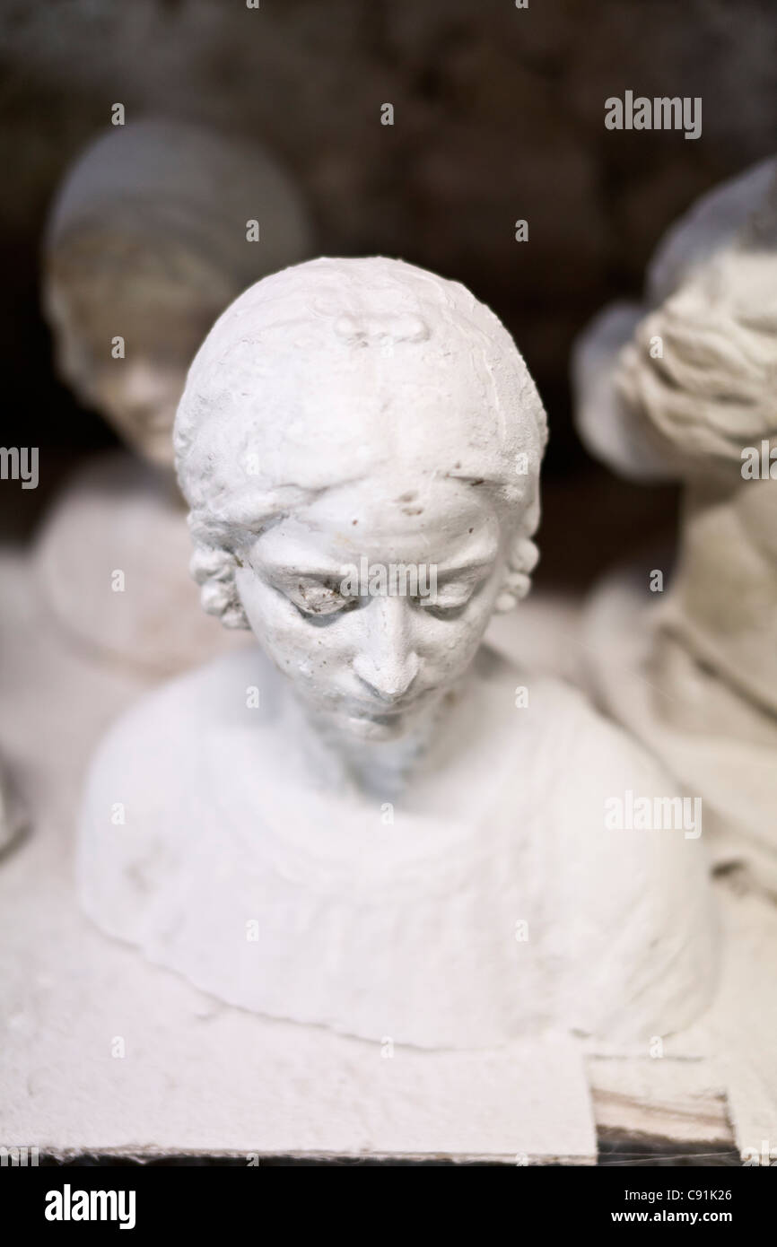 Alabaster figurines Volterra Tuscany Italy Stock Photo - Alamy