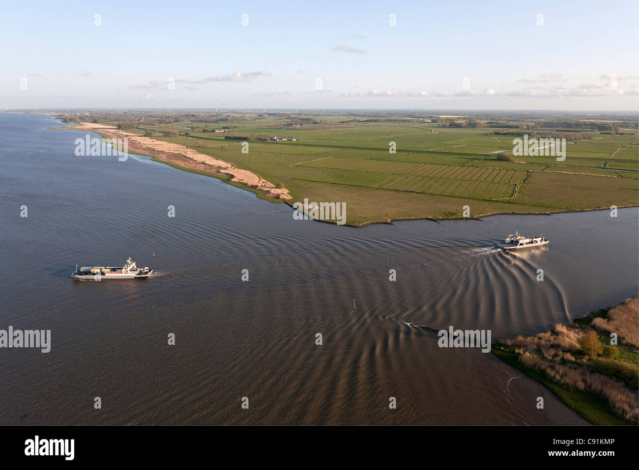 Ferry aerial view hi-res stock photography and images - Alamy