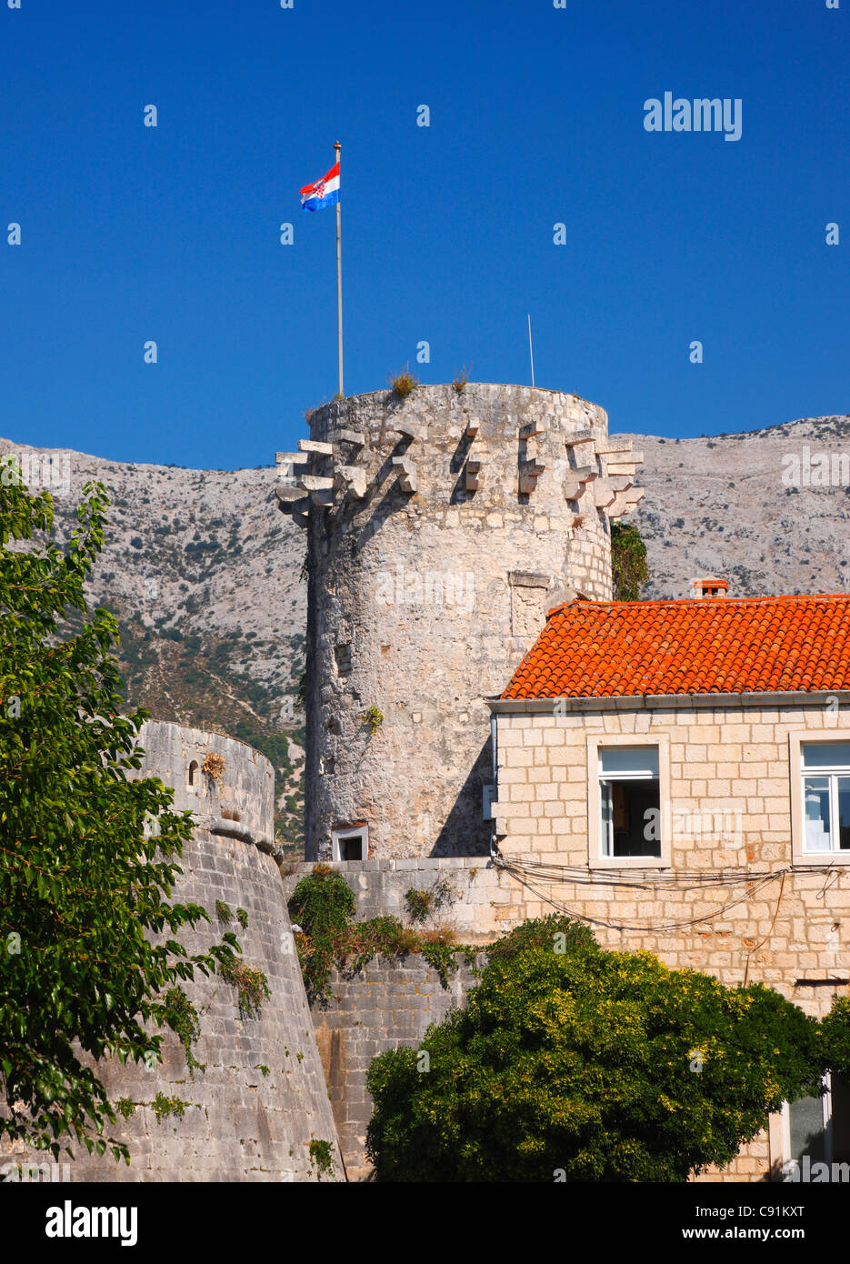 Fortified city korcula croatia hi-res stock photography and images - Alamy