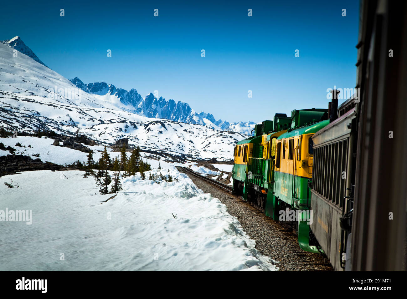 White pass and yukon route railroad hi-res stock photography and images ...
