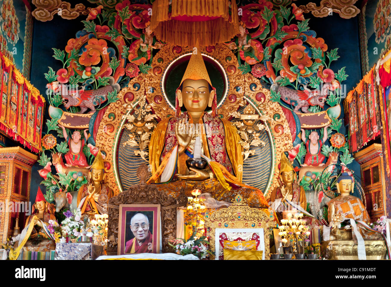 Kopan Monastery Kathmandu High Resolution Stock Photography and Images ...