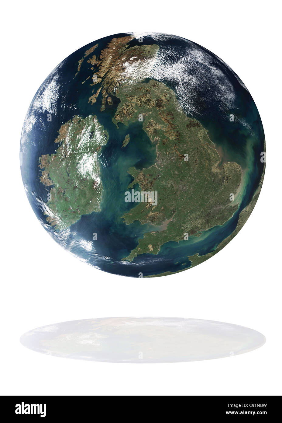 Big data digital earth Cut Out Stock Images & Pictures - Alamy