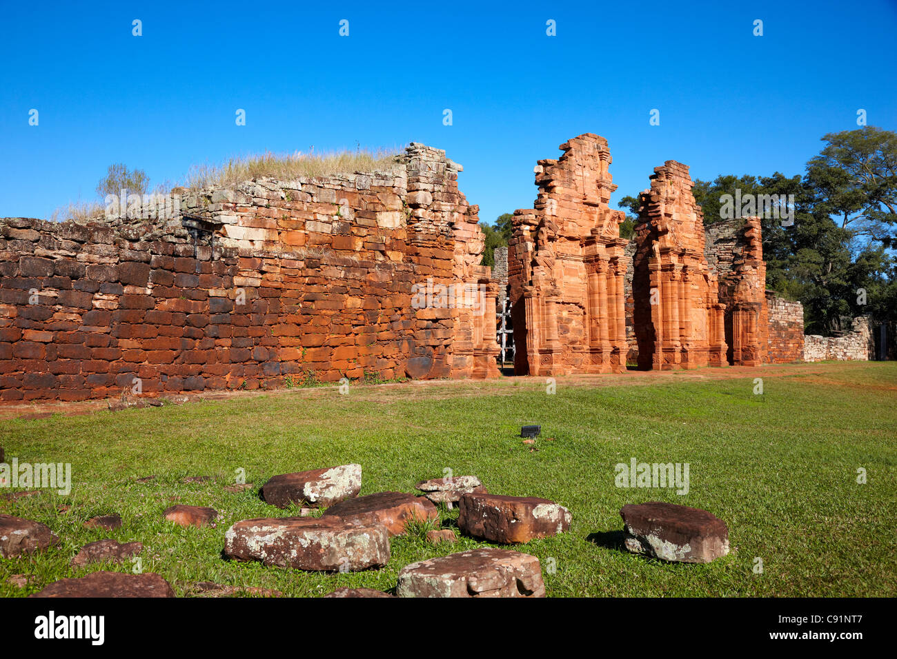 Mision Jesuitica Guarani, San Ignacio Mini, Argentina Stock Photo - Alamy