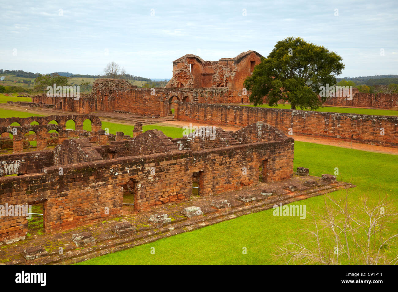 Jesuit Missions of la Santisima Trinidad de Parana, Paraguay Stock ...
