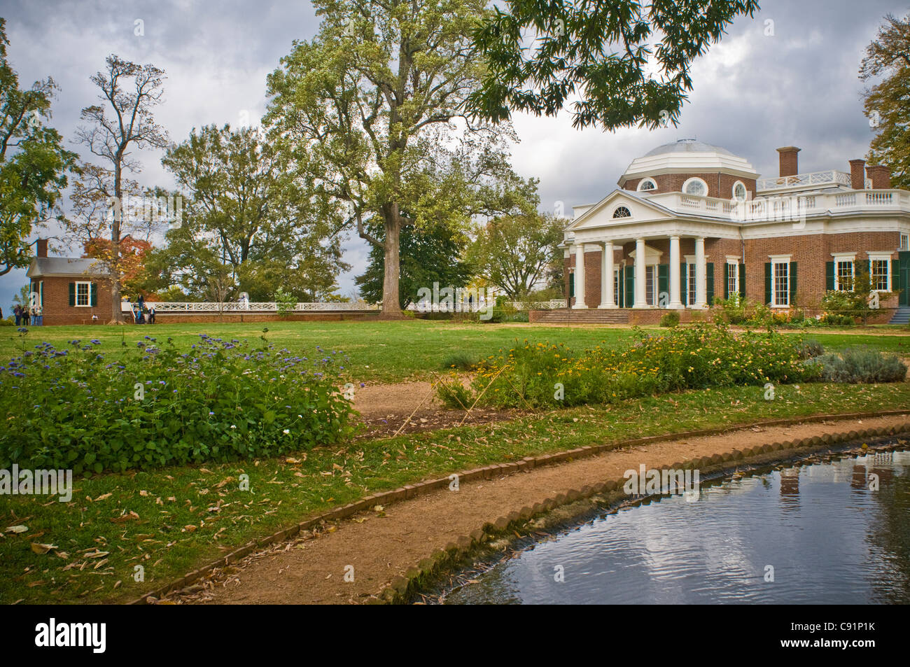 Thomas Jefferson's estate, Monticello, VA Stock Photo - Alamy
