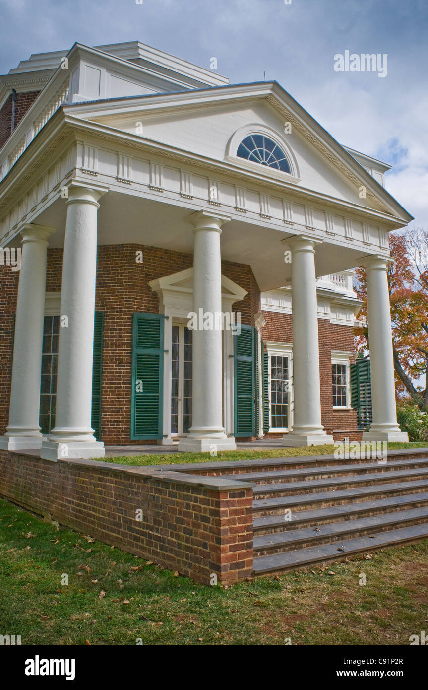 Thomas Jefferson's estate, Monticello, VA Stock Photo - Alamy