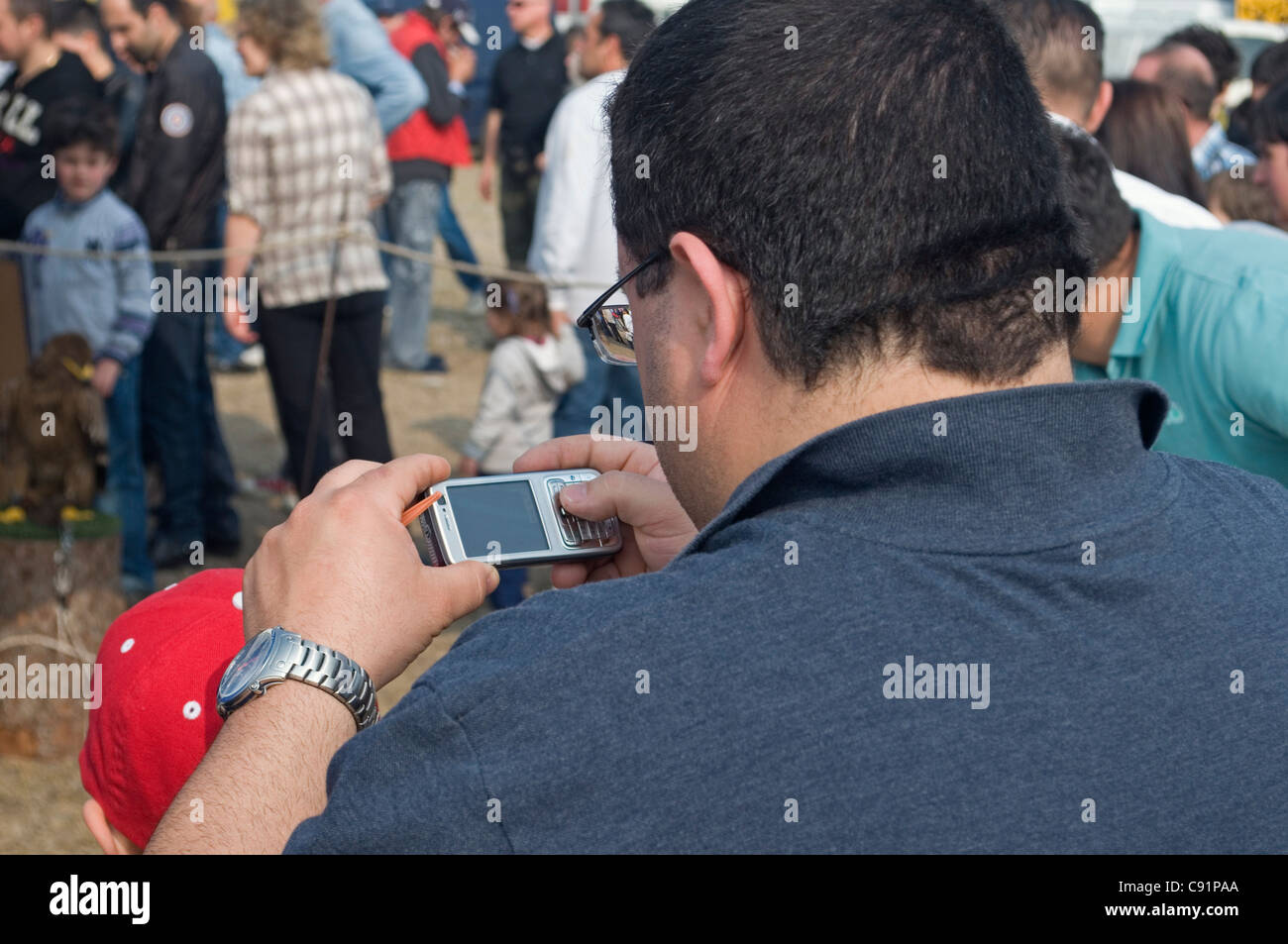 Using cameraphone hi-res stock photography and images - Alamy