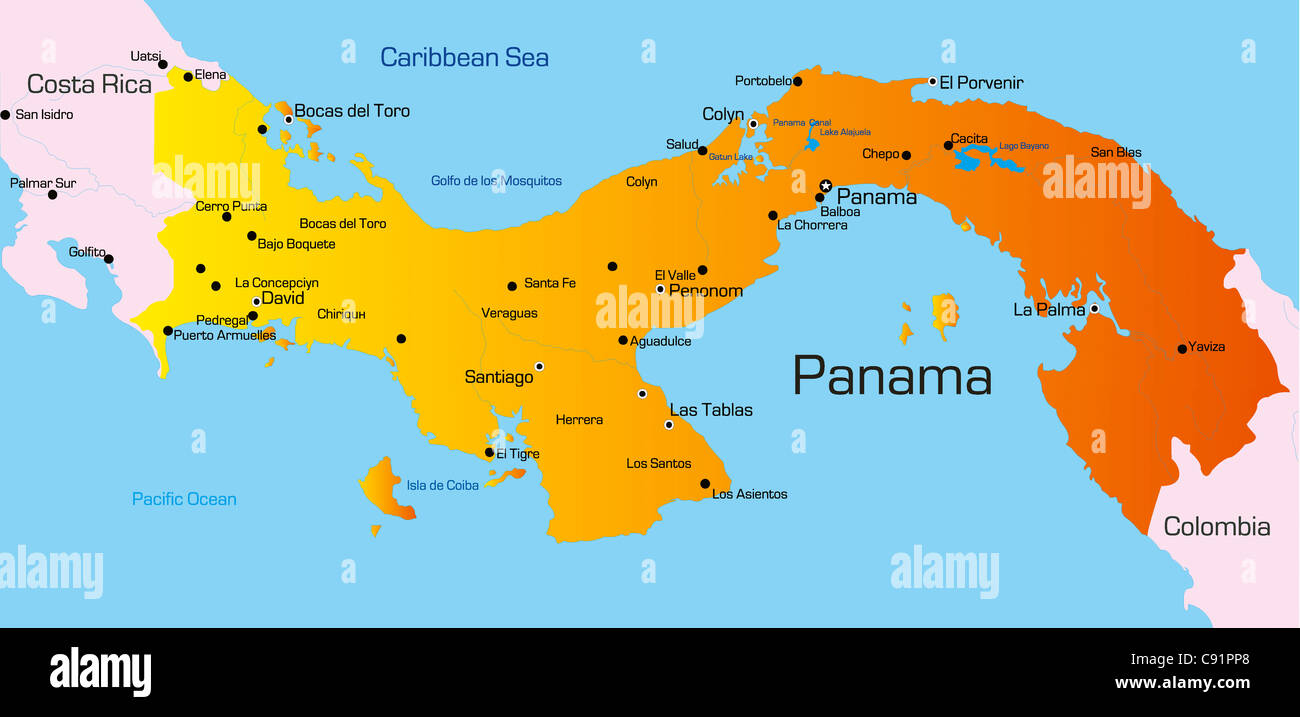 Surrounding Countries Of Panama