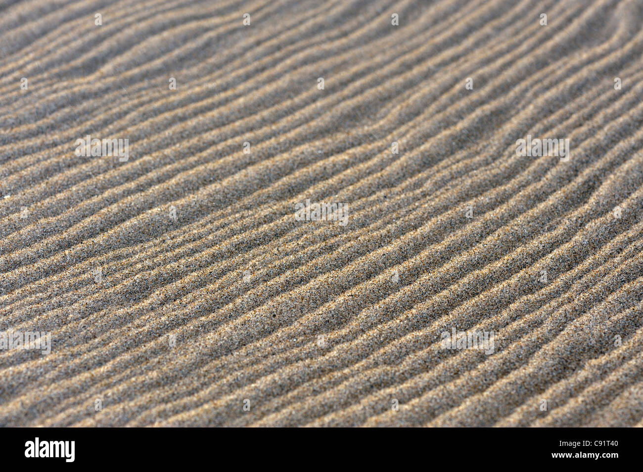 Sand patterns on beach Stock Photo - Alamy