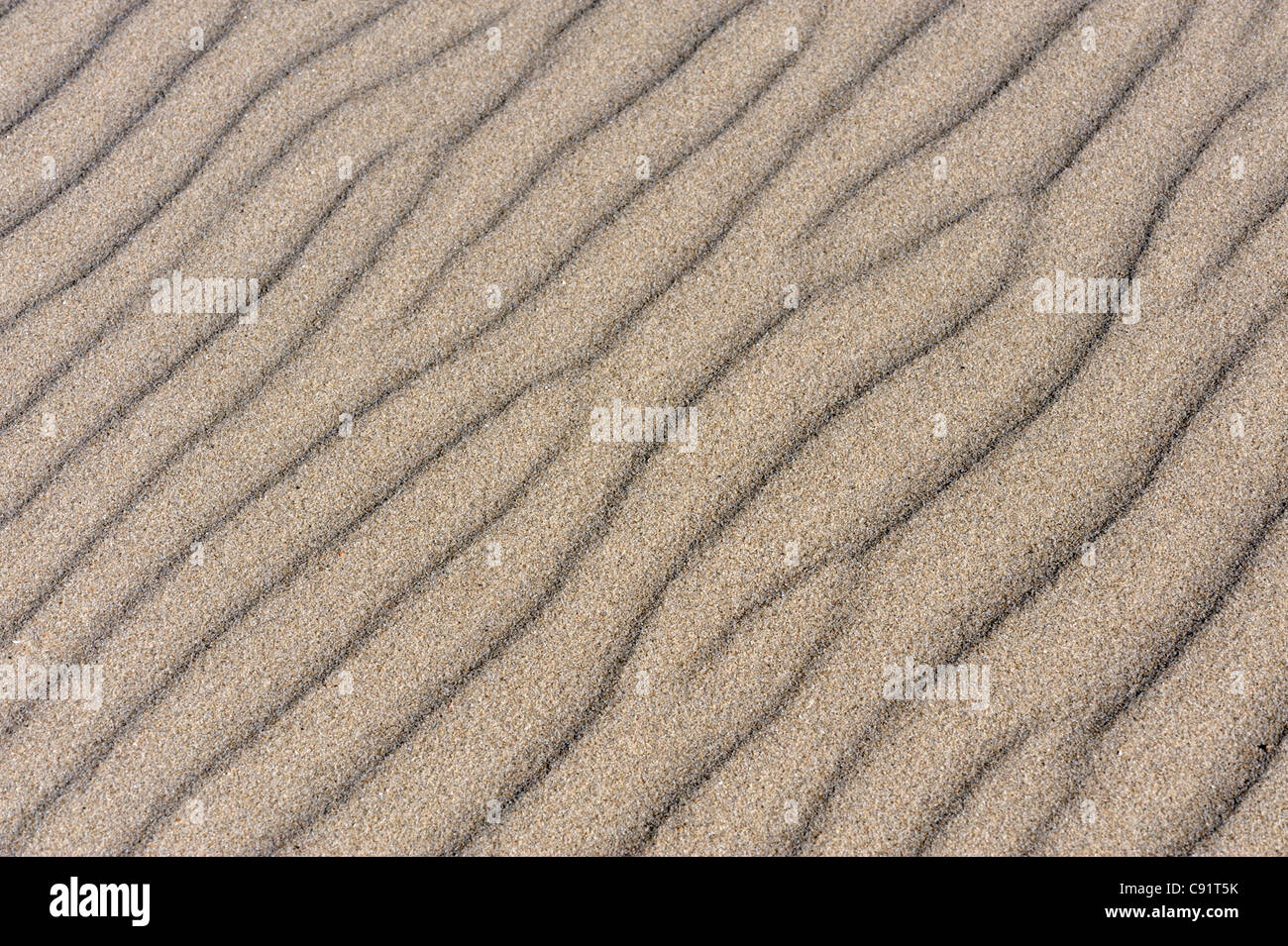 Sand patterns on beach Stock Photo - Alamy