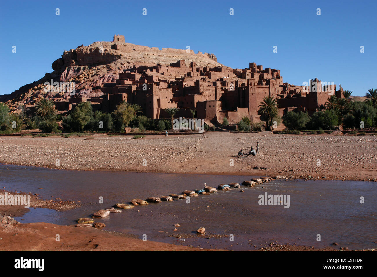 Fortified village of Ait Benhaddou in Morocco Stock Photo - Alamy