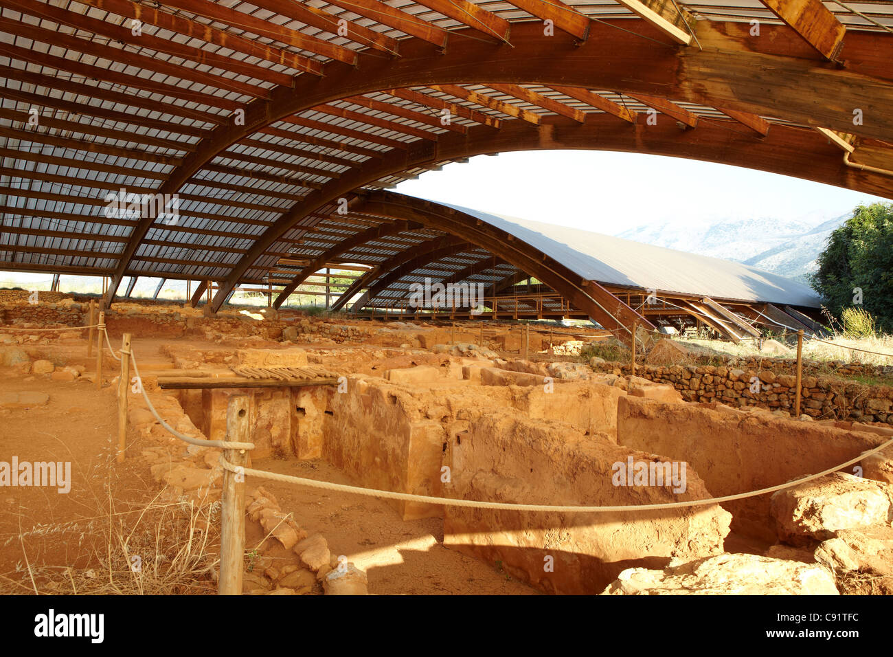 The Minoan Palace of Malia is a large royal palace constructed around ...