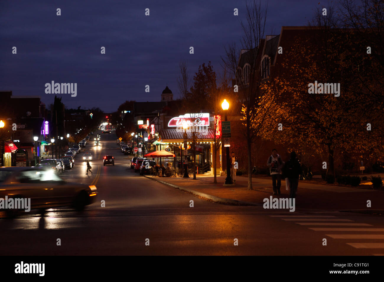 Kirkwood avenue bloomington indiana indiana hi-res stock photography ...