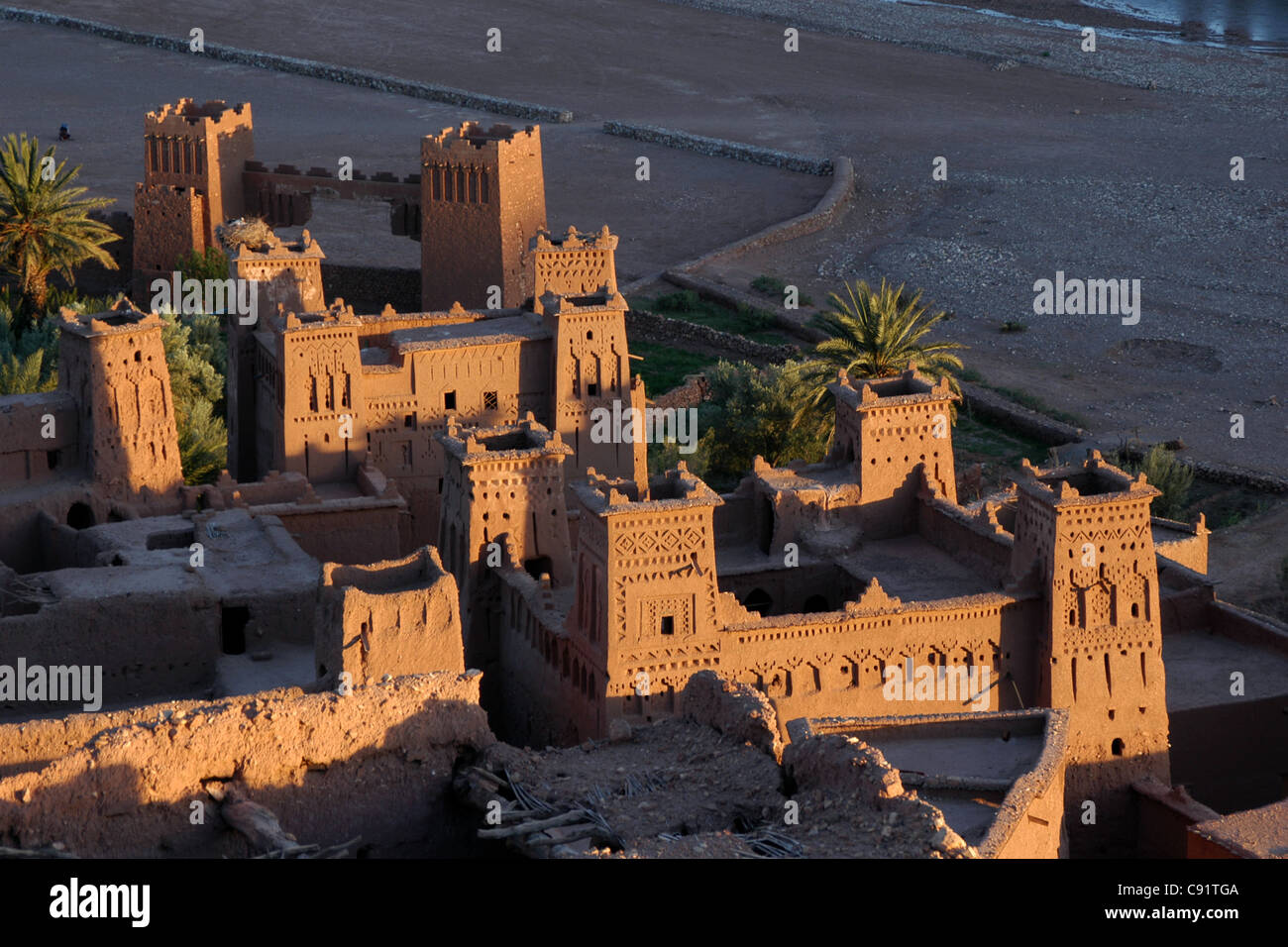 Fortified village of Ait Benhaddou in Morocco Stock Photo - Alamy