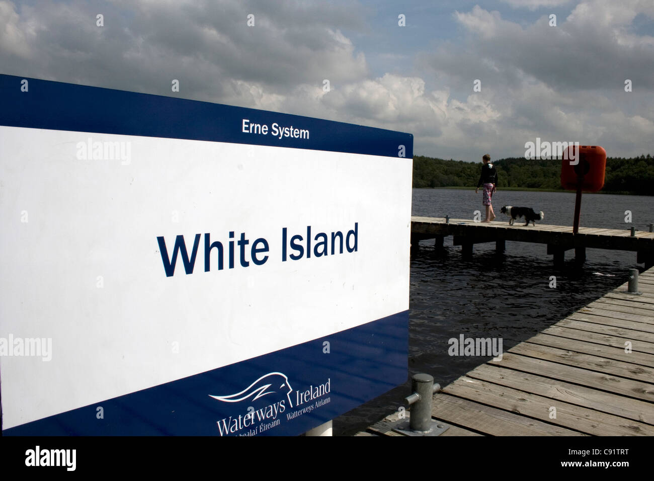 White Island, Lough Erne, County Fermanagh, Northern Ireland Stock ...