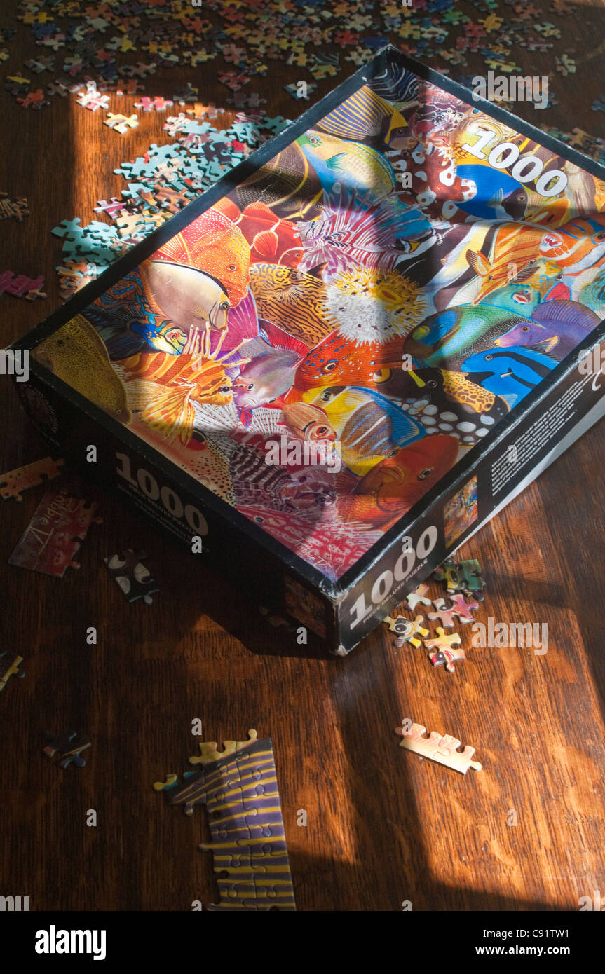 Colorful puzzle pieces hi-res stock photography and images - Alamy