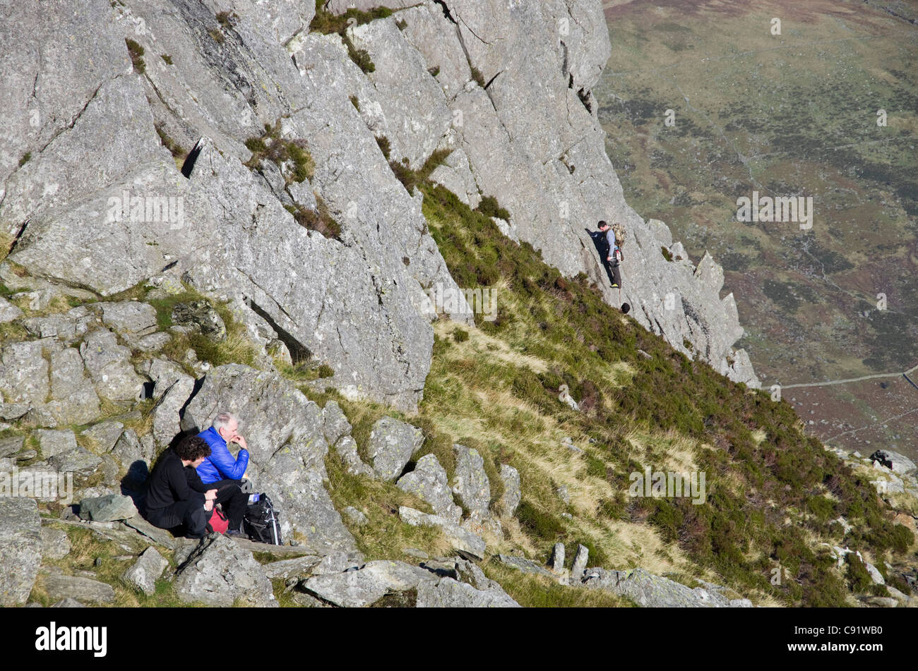 Heather terrace tryfan hi-res stock photography and images - Alamy