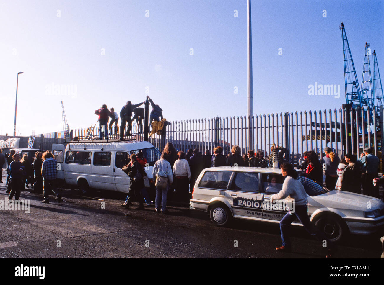 Earth First environmental protest against the importation of tropical ...