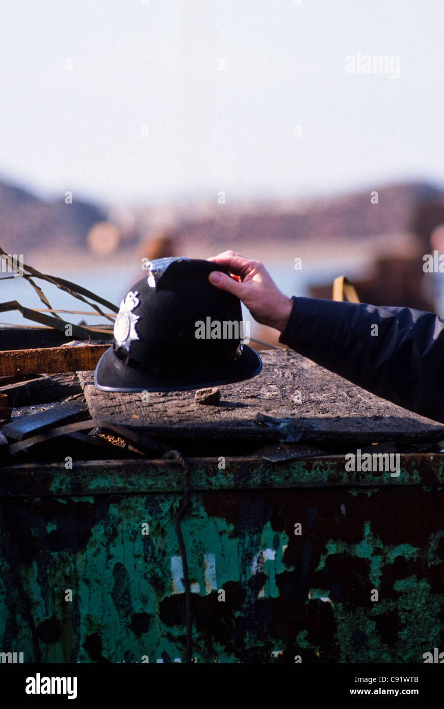 Earth First environmental protest against the importation of tropical ...