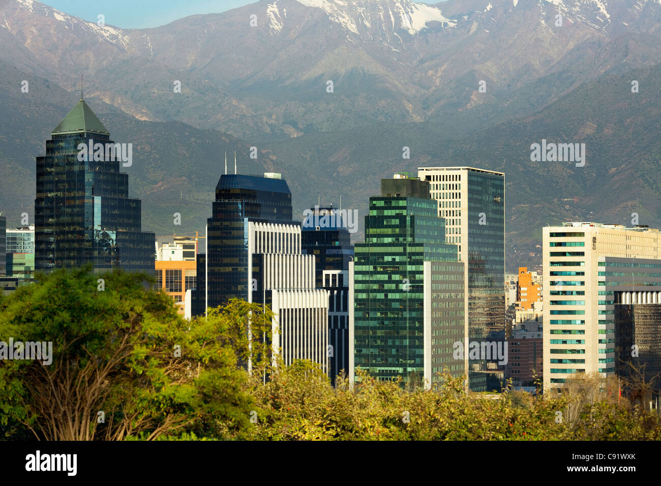 Santiago chile skyline hi-res stock photography and images - Alamy