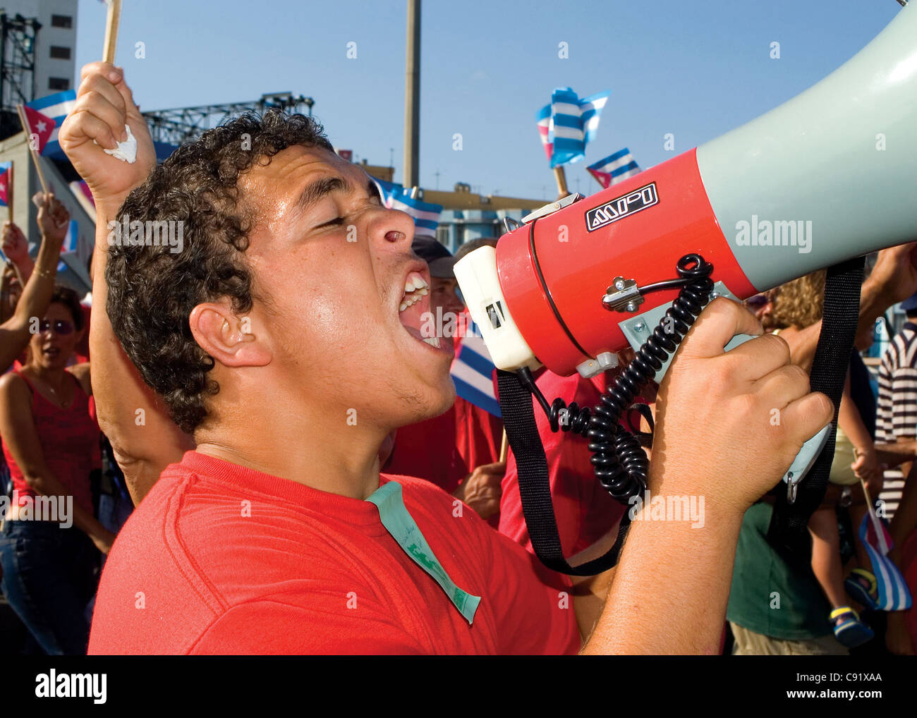 Angry Man Yelling At Crowd High Resolution Stock Photography and Images ...