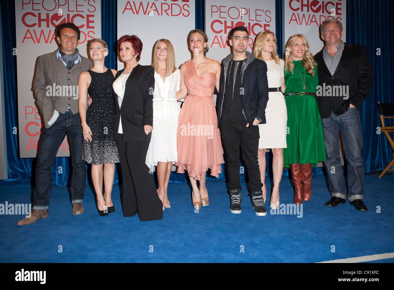 Mark Burnett, Elisha Cuthbert, Sharon Osbourne, Julianne Hough, Kaley ...