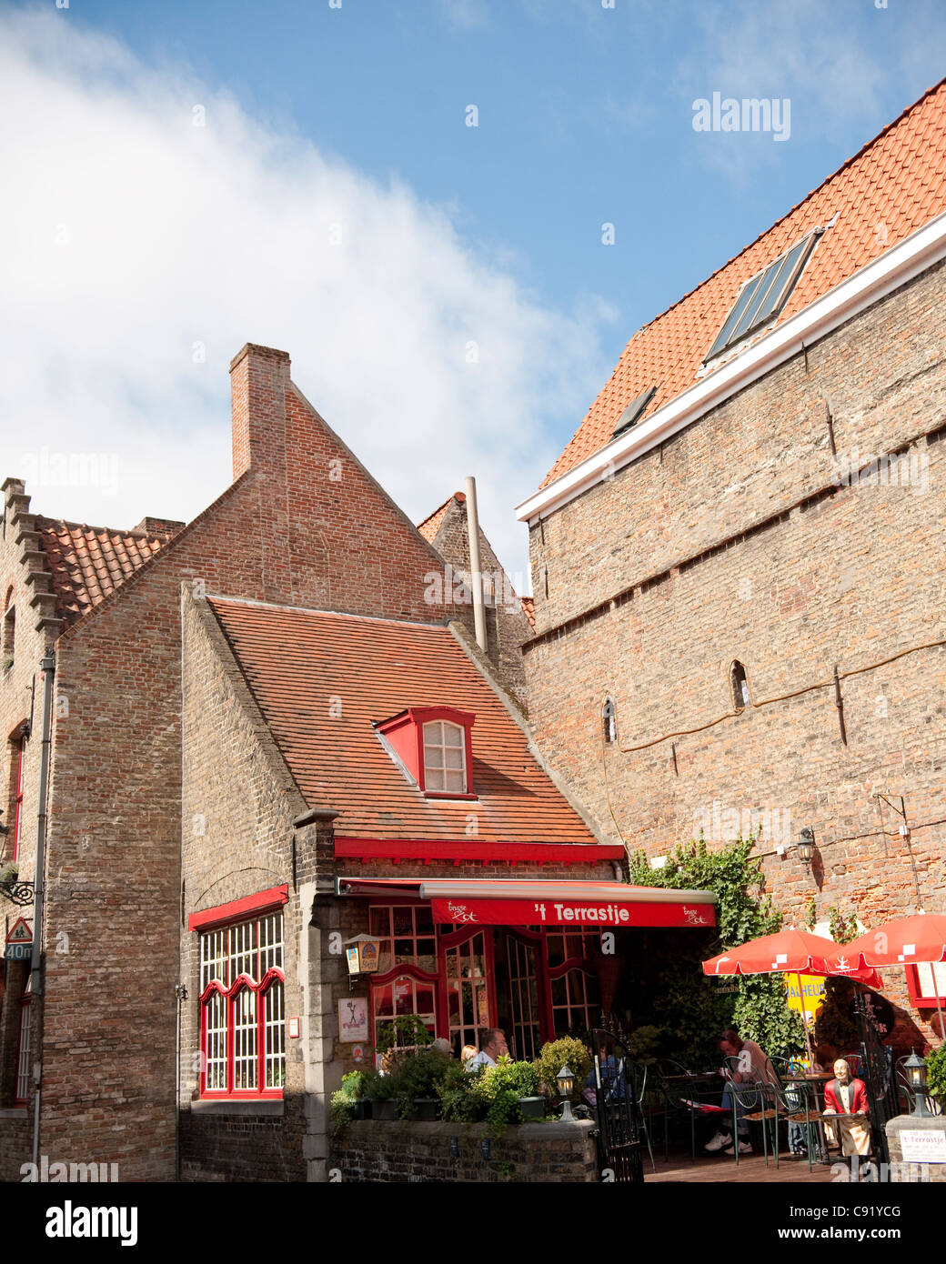 Bruges has many quaint cafes and bars which serve Belgian beer and ...