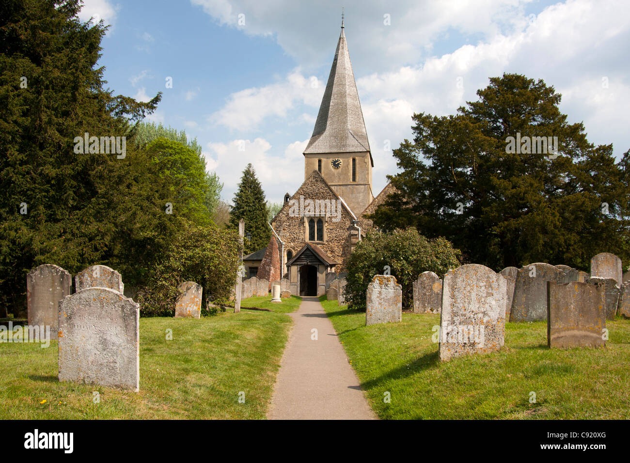 St James Parish church in the village of Shere is a traditional church ...